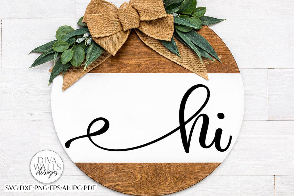 Hi SVG | Farmhouse Design – Diva Watts Designs