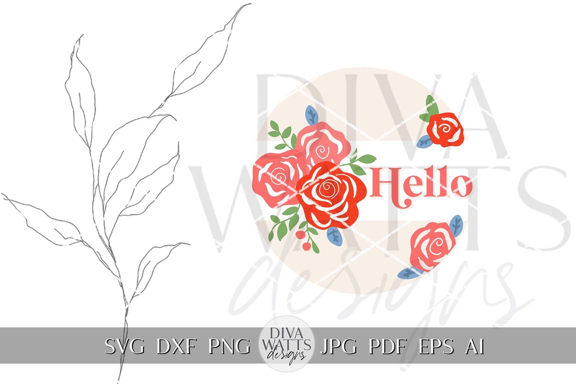 Hello SVG Summer SVG For Door Hanger svg Summer Door Hanger svg Welcom ...
